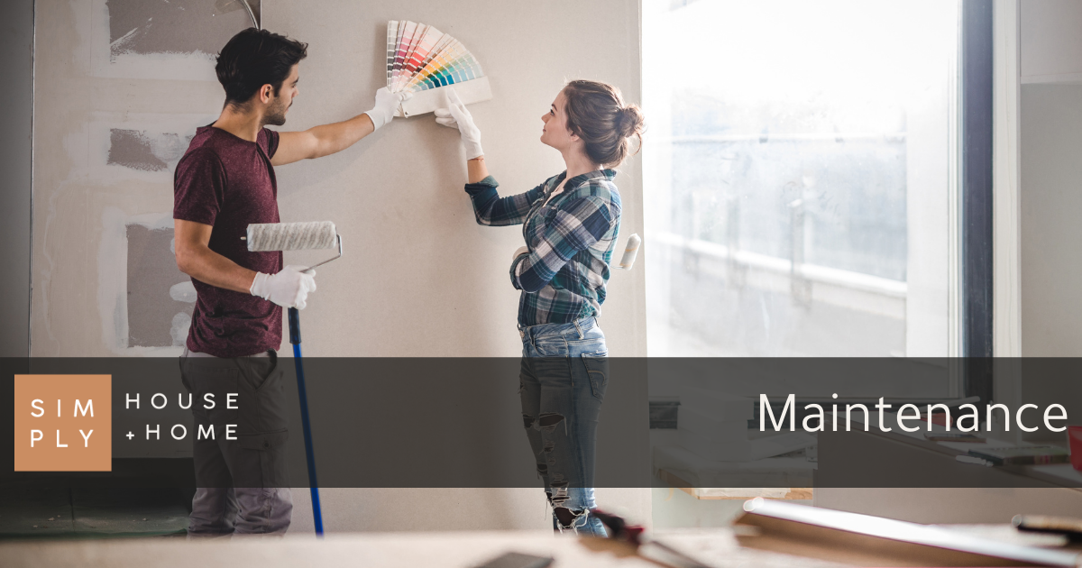 Simply House & Home: Maintenance Archives